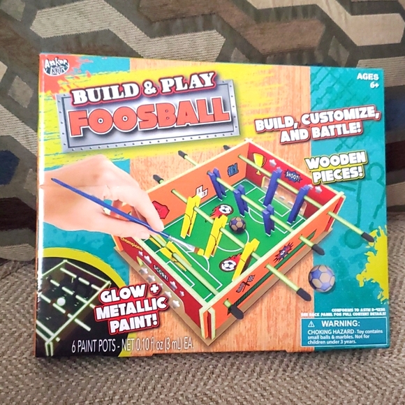 anker art | Games | New Build Play Foosball Wooden Build It Yourself ...